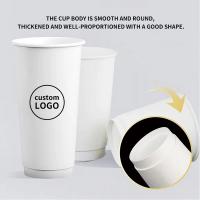 China Food Grade 8oz 12oz 16oz Disposable Hot Cold Drink Paper Cups for Beverage Shop for sale