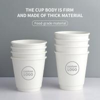 China Food Grade 8oz 12oz 16oz Disposable Hot Cold Drink Paper Cups for Beverage Shop for sale