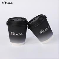 China Disposable Craft Paper Cup For Bubble Tea Bulk Takeaway Coffee Cups for sale