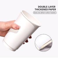 China Eco-Friendly Disposable Craft Paper Cup 8oz 12oz 16oz 22oz for Coffee Bubble Tea Bulk Takeaway for sale