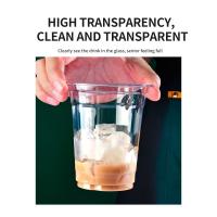 China 90mm 95mm Plastic PET Cup with Lid Custom Printed Logo for Beverage Shops for sale
