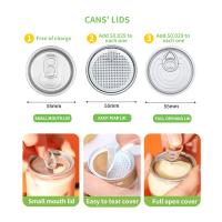 China Custom Logo Transparent PET Plastic Can 55mm Caliber for Beverages Cakes for sale
