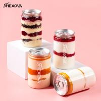 China Custom Logo Disposable PET Cans 200ml-650ml for Cold Coffee Soda Energy Drinks for sale