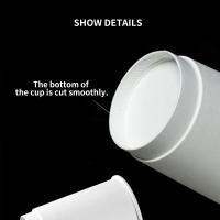 China Custom Double Wall Paper Cup 8oz 10oz 12oz 16oz for Coffee Tea Milk Hot Drinks for sale