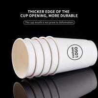 China Custom Double Wall Paper Cup 8oz 10oz 12oz 16oz for Coffee Tea Milk Hot Drinks for sale
