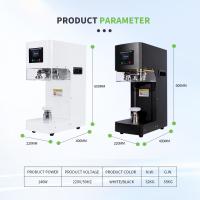 China Automatic Can Sealing Machine 140W 25pcs/min 2s Seal for Beverage Bottles for sale
