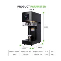 China Fully Automatic Can Sealing Machine 25 Cans Per Minute 110V 220V for PET Cans for sale