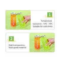China Non Toxic Plastic Pet Beverage Cans With Temperature Resistance for sale