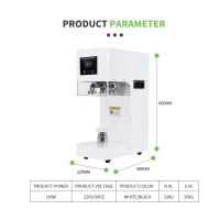 China Automatic PET Can Sealing Machine 25 Cans per Minute 110V 220V 55mm Seal Width for sale
