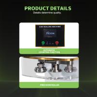 China Automatic PET Can Sealing Machine 25 Cans per Minute 110V 220V 55mm Seal Width for sale
