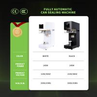 China Easy Operate Automatic Pet Can Sealing Machine Packaging Bubble Tea Juice Can Bottle for sale