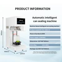 China Full Automatic PET Can Sealing Machine 55mm 110V 220V for Aluminum Plastic Cans for sale