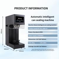 China CE Non Rotating Automatic Can Sealer Machine For PET Bottle Can With Touch Screen for sale