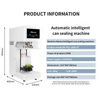 China Stainless Steel Can Sealing Machine 220V 165W for Beverage Juice Coffee 200-650ml for sale