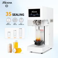 China CE Fully Automatic PET Can Sealing Machine 20-25 Cans Per Minute 165W for sale
