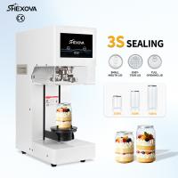 China Stainless Steel Can Sealing Machine 220V 165W for Beverage Juice Coffee 200-650ml for sale