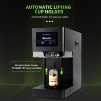 China Electric Non Rotating Can Sealer 240W Stainless Steel Automatic Can Sealing Machine 25 Cans per Min for sale