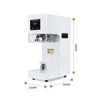 China High Productivity 250ml 330ml 500ml Automatic Can Sealing Machine for Boba Pop Tin for sale