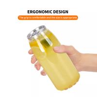 China Eco Friendly Custom Logo Plastic Can Jars 250ml to 1000ml with B64 Aluminum Lid for sale
