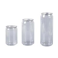 China Eco Friendly Custom Logo Plastic Can Jars 250ml to 1000ml with B64 Aluminum Lid for sale