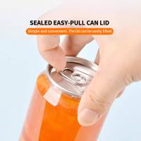 China Eco Friendly Custom Logo Plastic Can Jars 250ml to 1000ml with B64 Aluminum Lid for sale
