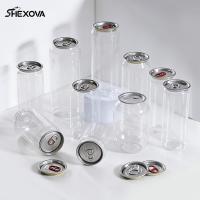China Eco Friendly Custom Logo Plastic Can Jars 250ml to 1000ml with B64 Aluminum Lid for sale