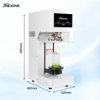 China Touch Screen Automatic Can Sealer 25 Cans Per Minute No Base Change 55-57mm for sale