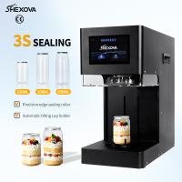 China Non Rotating Electric Desktop Can Sealer 110V 220V 200W for Bubble Tea 330ml-500ml Cans for sale