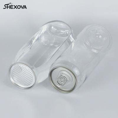 China Food Grade PET Cream Can 200ml to 650ml with Aluminum Lid Squeeze Bottle for sale