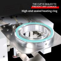China Automatic Electric 90mm 95mm Plastic Cup Sealing Machine 300 Cups Per Hour for sale