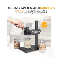 China Manual Pet Can Sealing Machine Hand Press for 250ml 330ml 500ml Plastic Beverage Cans for sale