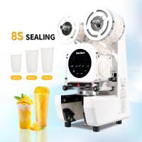 China Commercial Stainless Steel Bubble Tea Cup Sealer 400W 110V 220V Automatic for sale