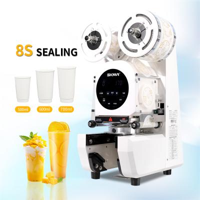 China Commercial Stainless Steel Bubble Tea Cup Sealer 400W 110V 220V Automatic for sale
