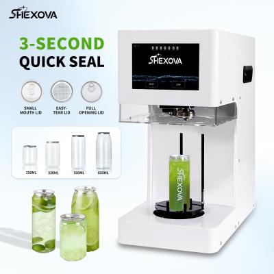 China Self-Adjusting 110V 220V Pop Can Sealing Machine 260W for Beverage Shops for sale