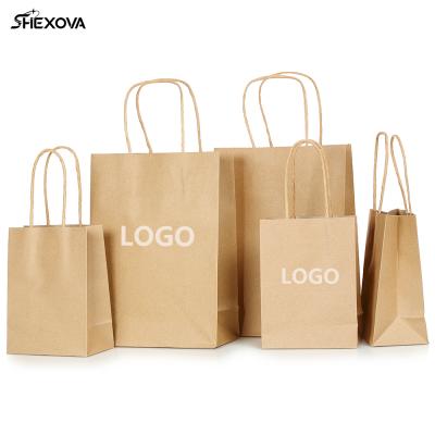 China Customized White Kraft Paper Bag for Single Double Cup 140g 120x95x230mm for sale