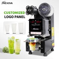 China CE Certification Stainless Steel Cup Sealing Machine 90 95 98mm for Milk Tea Plastic Cup for sale