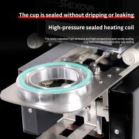China CE Certification Stainless Steel Cup Sealing Machine 90 95 98mm for Milk Tea Plastic Cup for sale