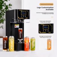 China Full Automatic Can Sealer Machine 3s Speed 200-650ml Aluminum Lid Beverage Tin Can Sealer for sale