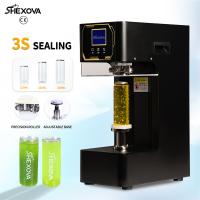China Automatic Non Rotating Can Sealer for 250ml to 650ml Plastic PET Cans 300 CPM for sale