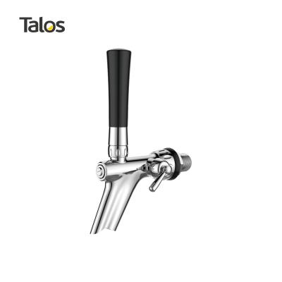 China TALOS Chrome Beer Faucet Creamer Beer Dispensers Creamer Tap for sale