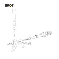 China TALOS Bronze Beer Faucet Creamer Beer Dispensers Tap Flow Control for sale