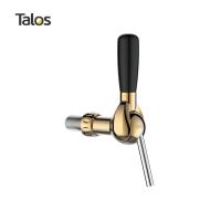China TALOS Gold Belgium Beer Faucet Tap For Drinking Beer Dispensers for sale