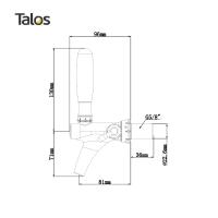 China PVD Stainless Steel portable keg tap / Taols Draft Beer Faucet for sale