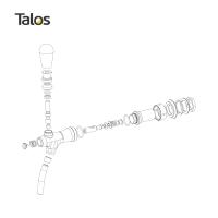 China Food Safety Hard American Beer Faucet 304 SS Beer Tap For Keg for sale