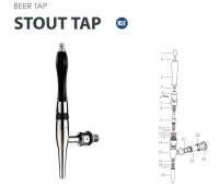 China TALOS High Grade Stainless steel stout tap beer dispenser tap nitro coffee tap for sale