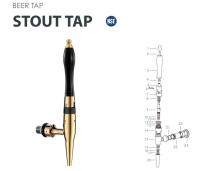 China TALOS G5/8 Thread Stainless Steel Stout Beer Tap PVD Color for sale
