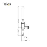 China TALOS US Standard Stout Beer Faucet And Nitrogen Coffee Taps for sale