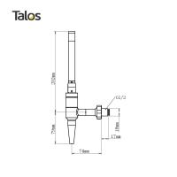 China TALOS Drink Dispenser Stout Beer Pump Tap PVD Color Beer Faucet British Style for sale