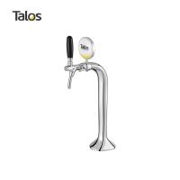 China Stainless Steel Classic Chrome Draft Beer Tap Tower 1 Way Dispensing Tower for sale