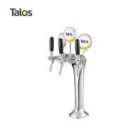 China Chrome 3 Way Draft Beer Kegerator Tower / Classic Tap Tower for sale